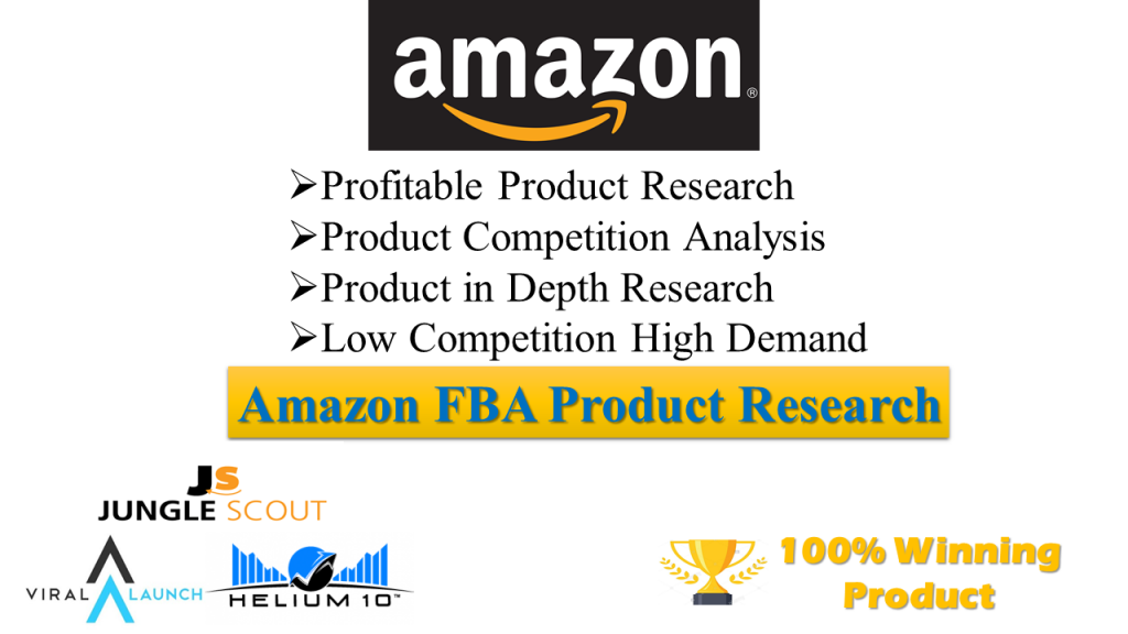 I can do amazon product hunting and product research 100% winning items ...
