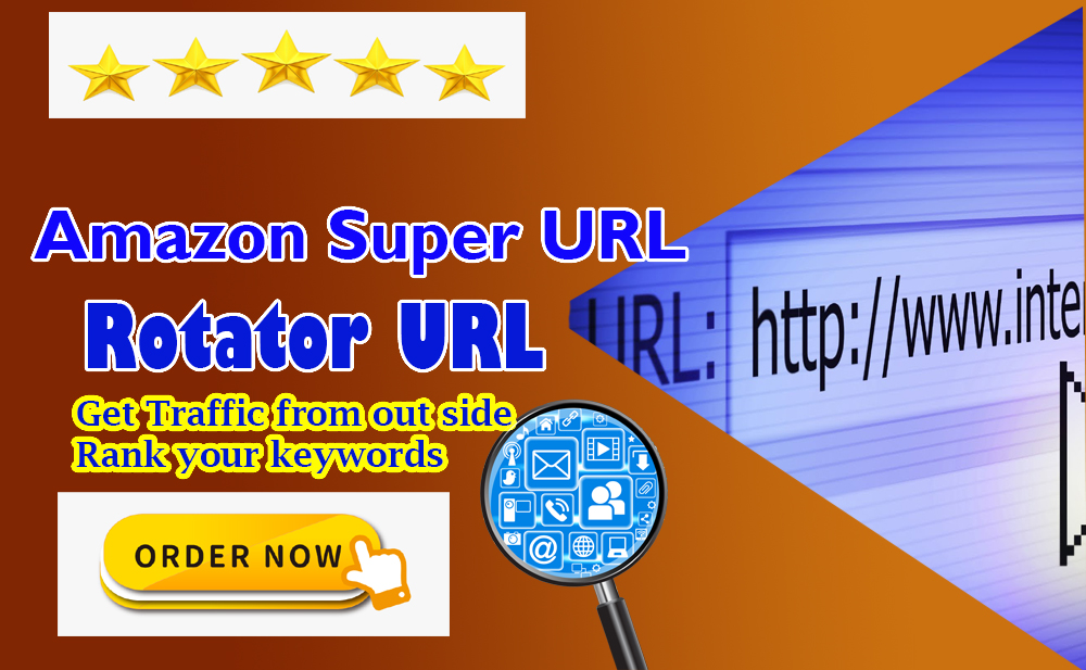 I will make amazon super URL for keyword ranking, rotator URL ...