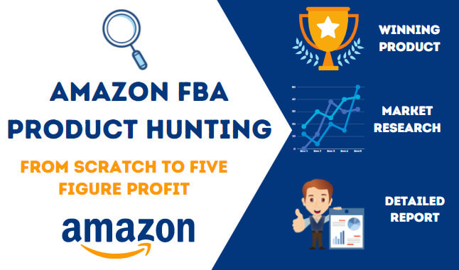 I will do finest amazon FBA product hunting and product research ...