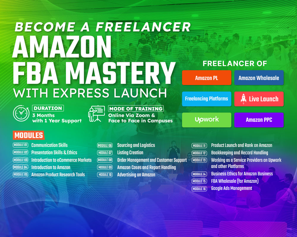 Enablers | Amazon FBA Trainings, eCommerce Boot Camps, Courses in Pakistan